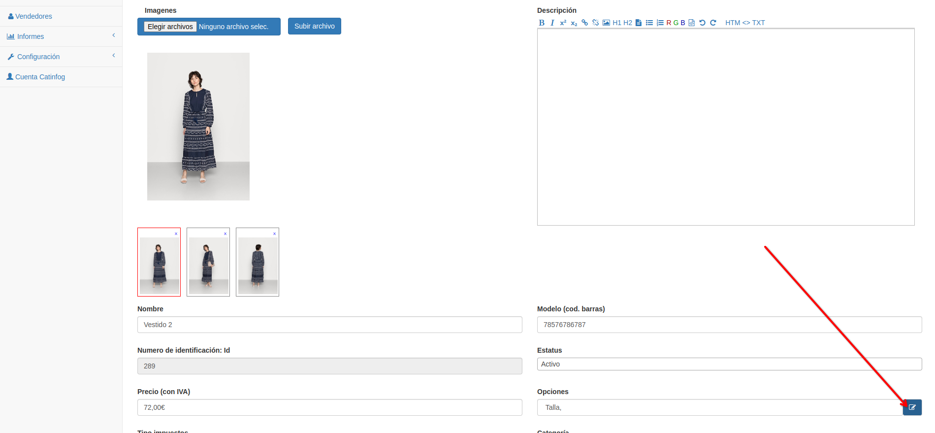 ¿Cómo creo códigos de barras de variantes de productos (tallas o ...